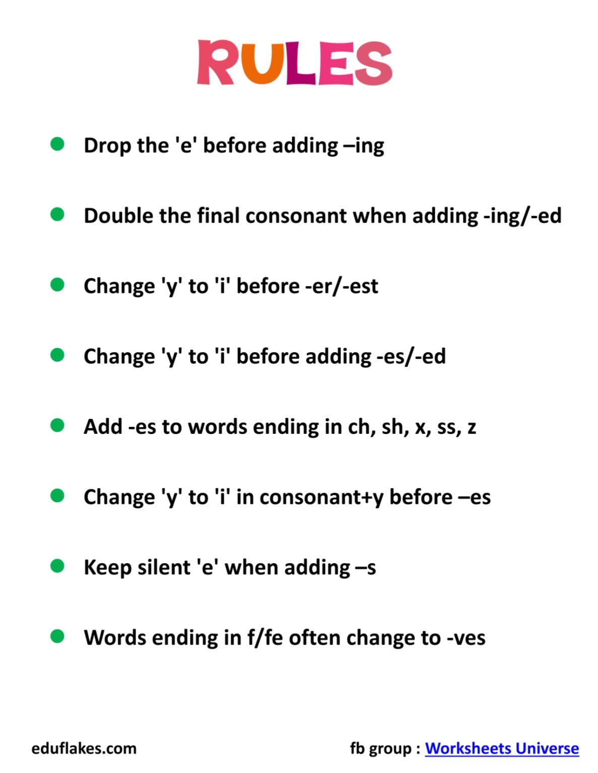 Mastering Spelling Rules In Grade 3: Free Printable Worksheets For ...