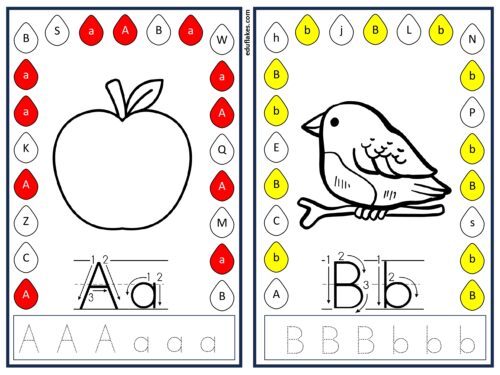 Free Kindergarten Fun Easter Alphabet Activity PDF - Identify, Trace ...