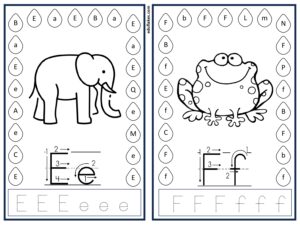 Free Kindergarten Fun Easter Alphabet Activity PDF - Identify, Trace ...