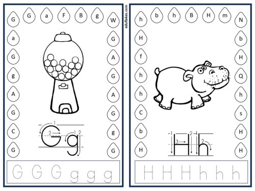 Free Kindergarten Fun Easter Alphabet Activity PDF - Identify, Trace ...