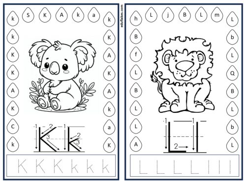 Free Kindergarten Fun Easter Alphabet Activity PDF - Identify, Trace ...