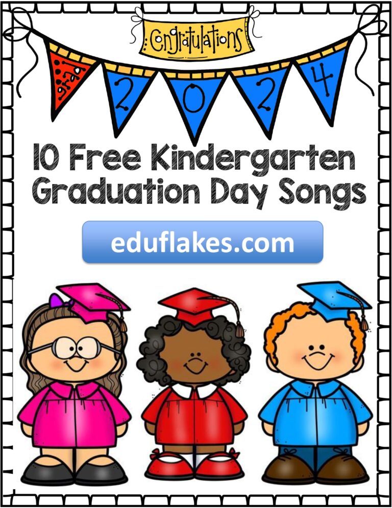 Kindergarten Graduation Day Songs Free PDF - Eduflakes