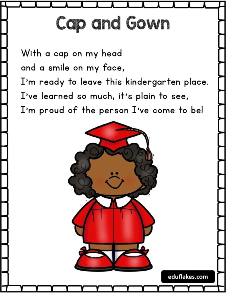 Kindergarten Graduation Day Songs Free PDF - Eduflakes