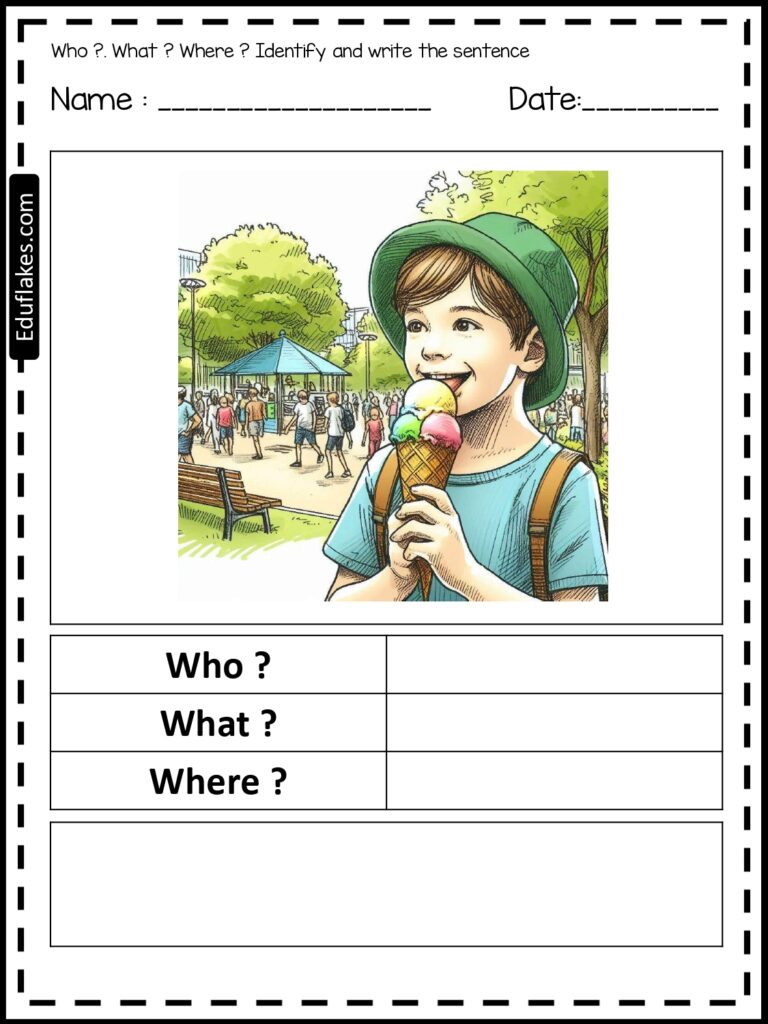 10 Free Sentence Building Printable For Grade 1 - Eduflakes