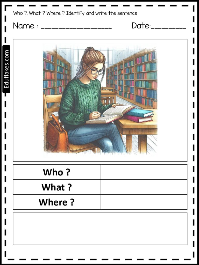 10 Free Sentence Building Printable For Grade 1 - Eduflakes