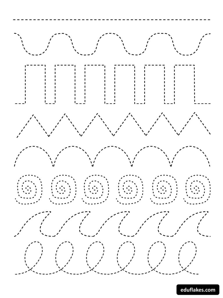Free Kindergarten Tracing Mega Book PDF - Eduflakes