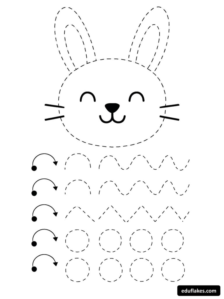 Free Kindergarten Tracing Mega Book PDF - Eduflakes
