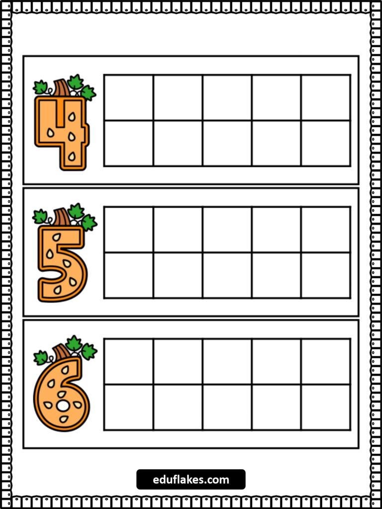 FALL Count & Write Numbers 1–10: A Fun Way To Learn Early Math Skills ...