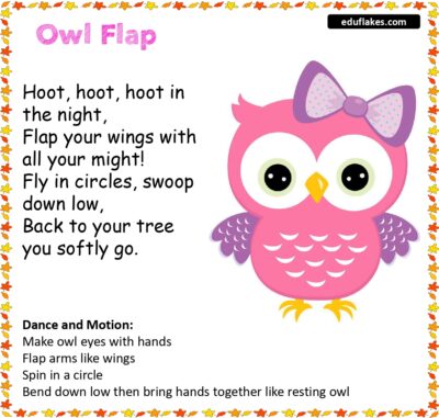 Kindergarten FALL Theme Dance And Motion Rhymes Free PDF - Eduflakes
