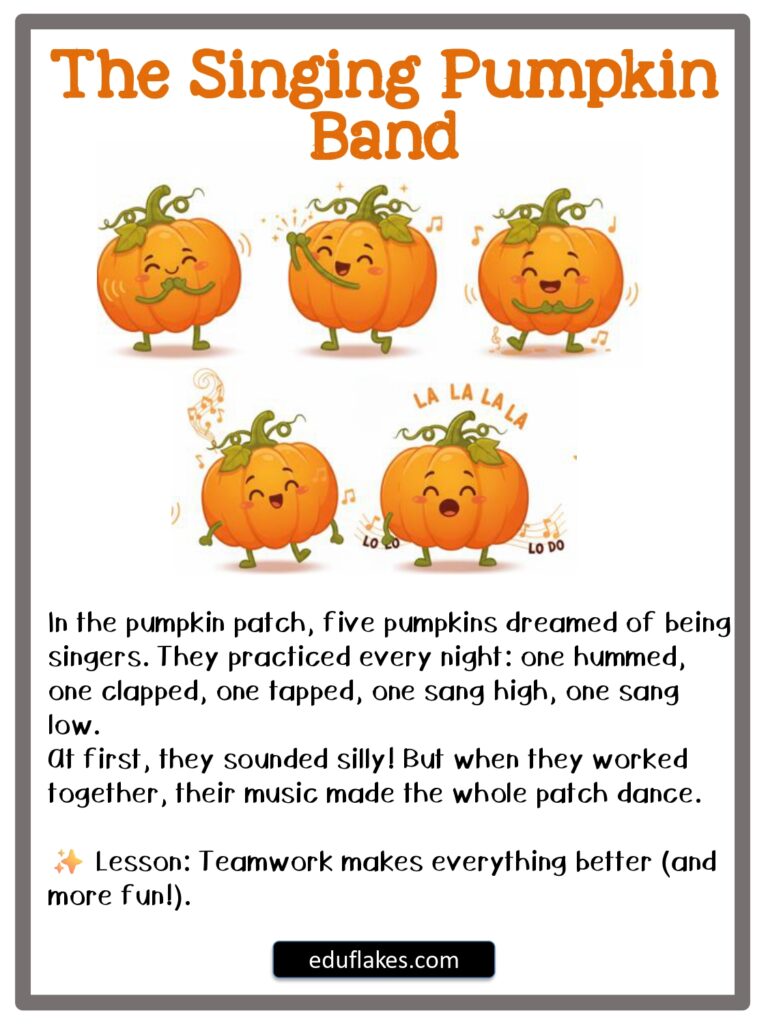 Fall Pumpkin Motivation Stories: Free PDF - Eduflakes