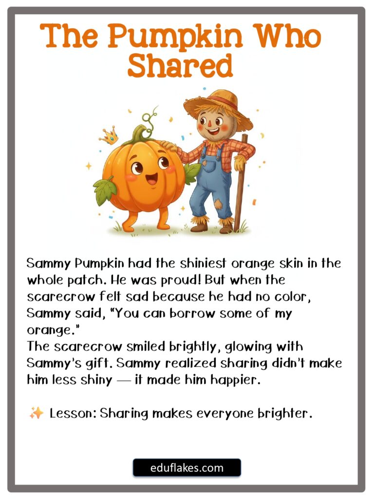Fall Pumpkin Motivation Stories: Free PDF - Eduflakes