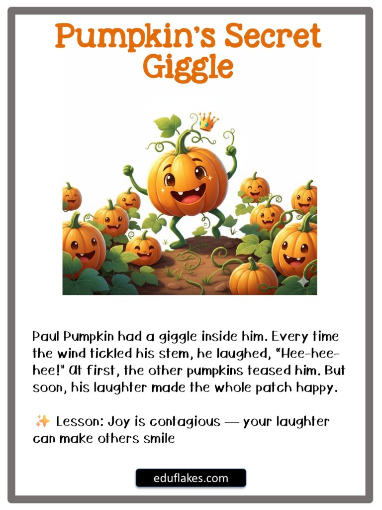 Fall Pumpkin Motivation Stories: Free PDF - Eduflakes
