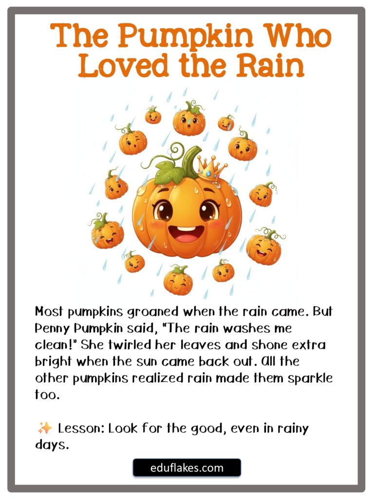 Fall Pumpkin Motivation Stories: Free PDF - Eduflakes