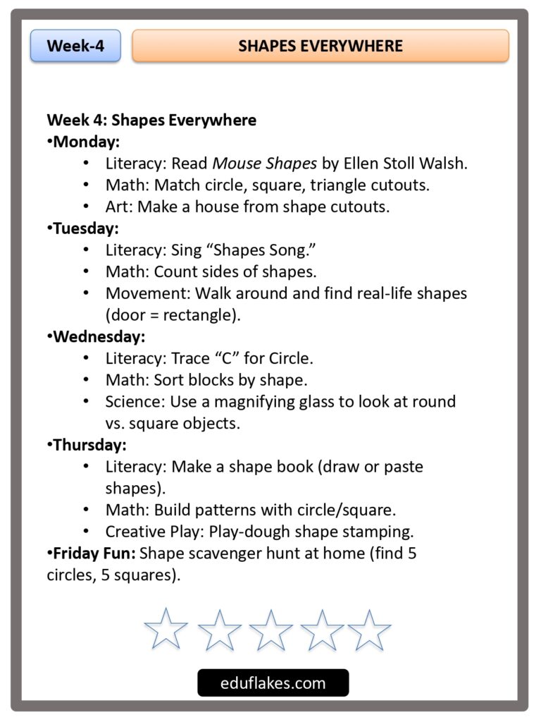 Free Pre-K Homeschooling Curriculum - A 36-Week Starter Guide For ...