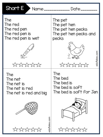 Fluency Pyramids – Short And Long Vowels Reading Practice For Kids ...