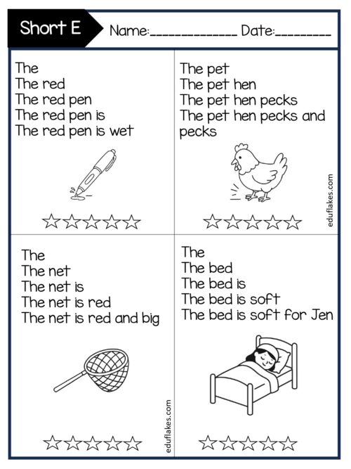 Fluency Pyramids – Short And Long Vowels Reading Practice For Kids ...