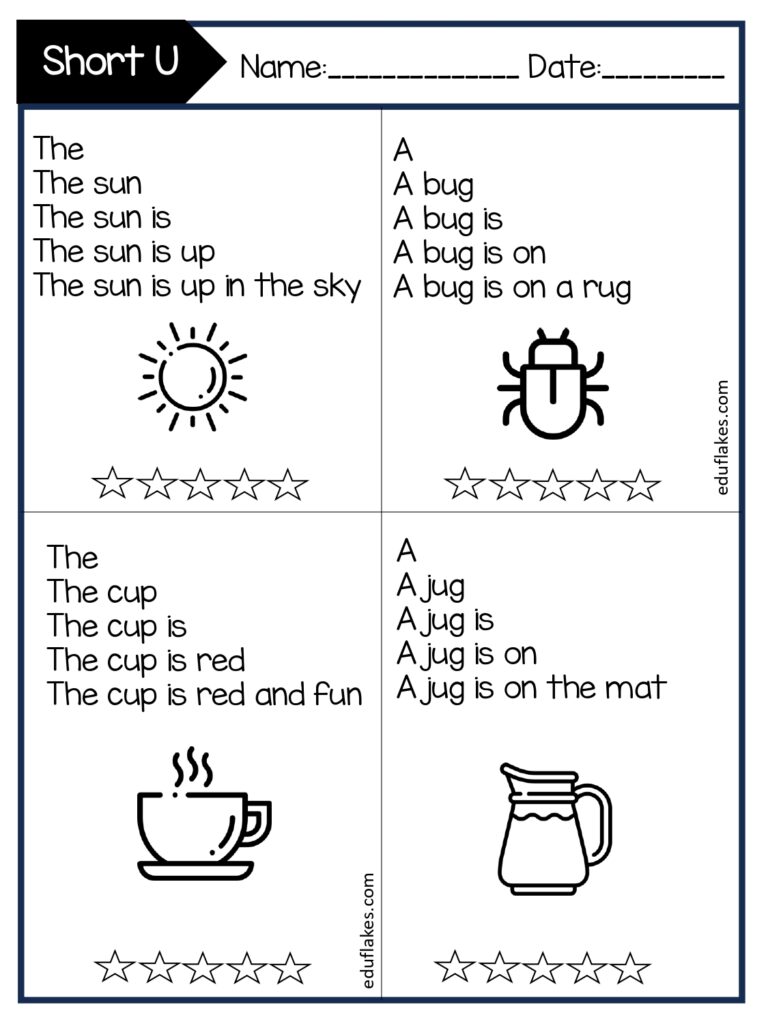 Fluency Pyramids – Short And Long Vowels Reading Practice For Kids ...