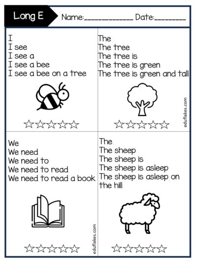 Fluency Pyramids – Short And Long Vowels Reading Practice For Kids ...