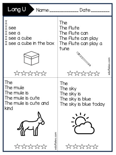 Fluency Pyramids – Short And Long Vowels Reading Practice For Kids ...