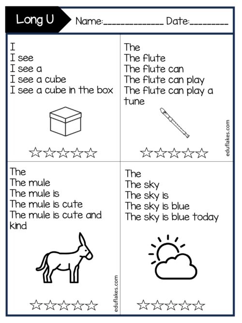 Fluency Pyramids – Short And Long Vowels Reading Practice For Kids ...