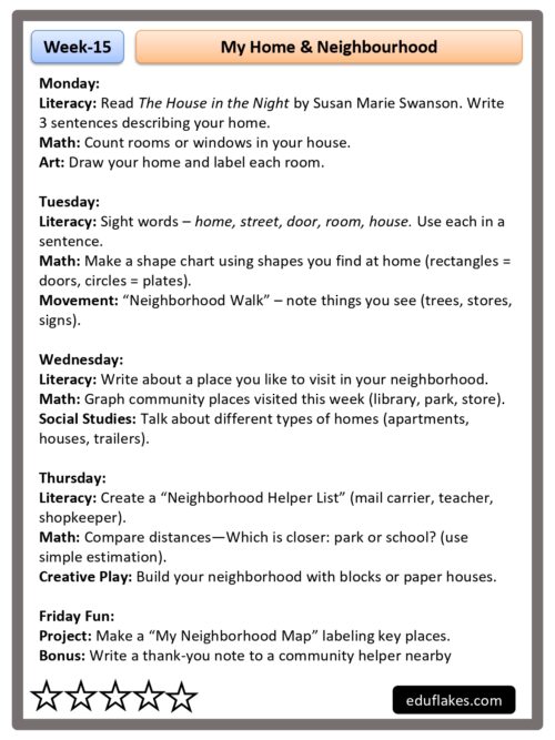 Grade 1 Homeschooling Curriculum – 36 Weeks Full-Year Lesson Plan For ...