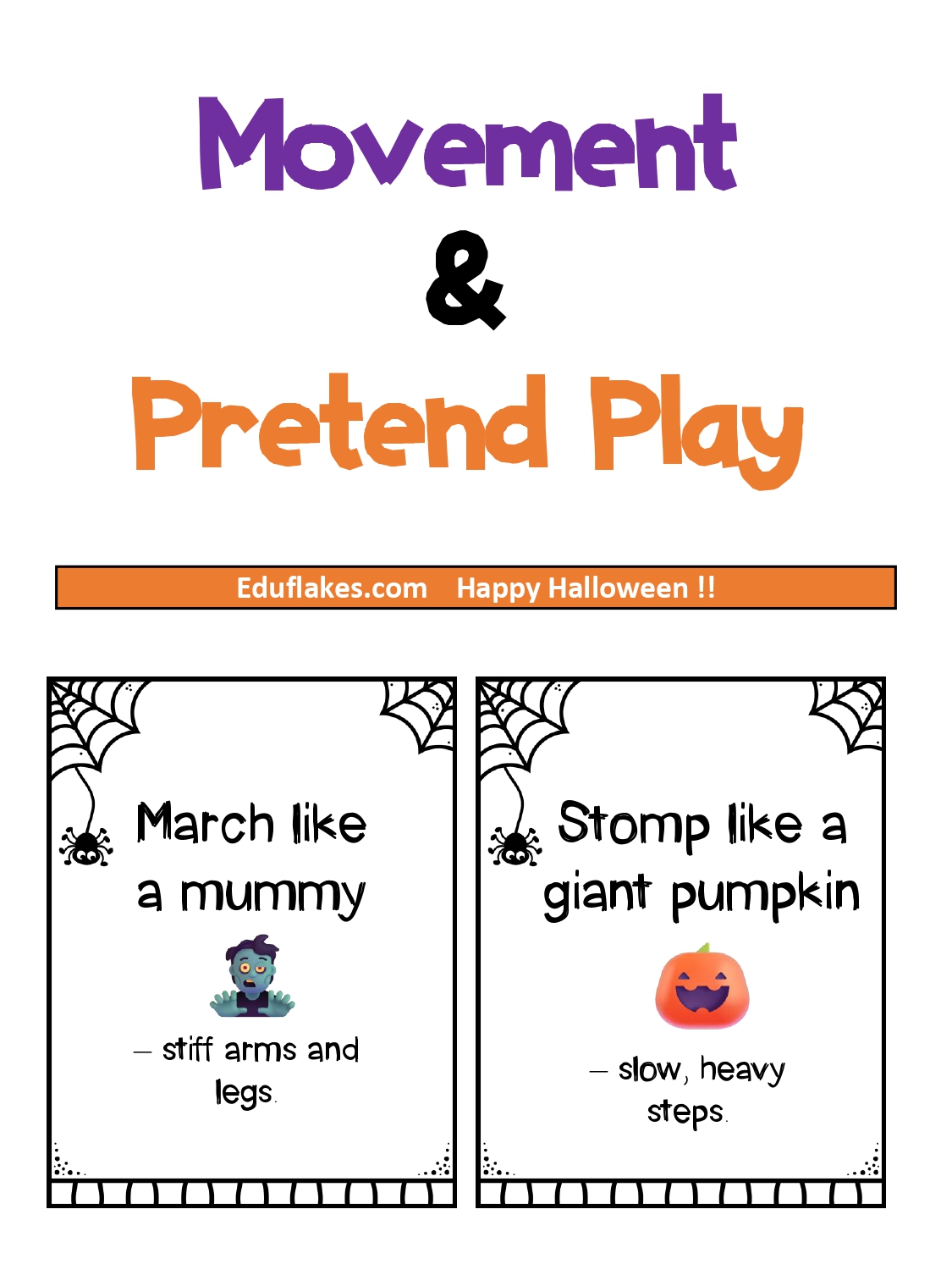 25 Fun Halloween Brain Breaks For Kids: Free Printable For Teachers ...