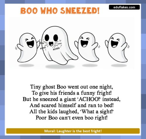 10 Funny And Cute Halloween Ghost Moral Stories For Kids - Eduflakes