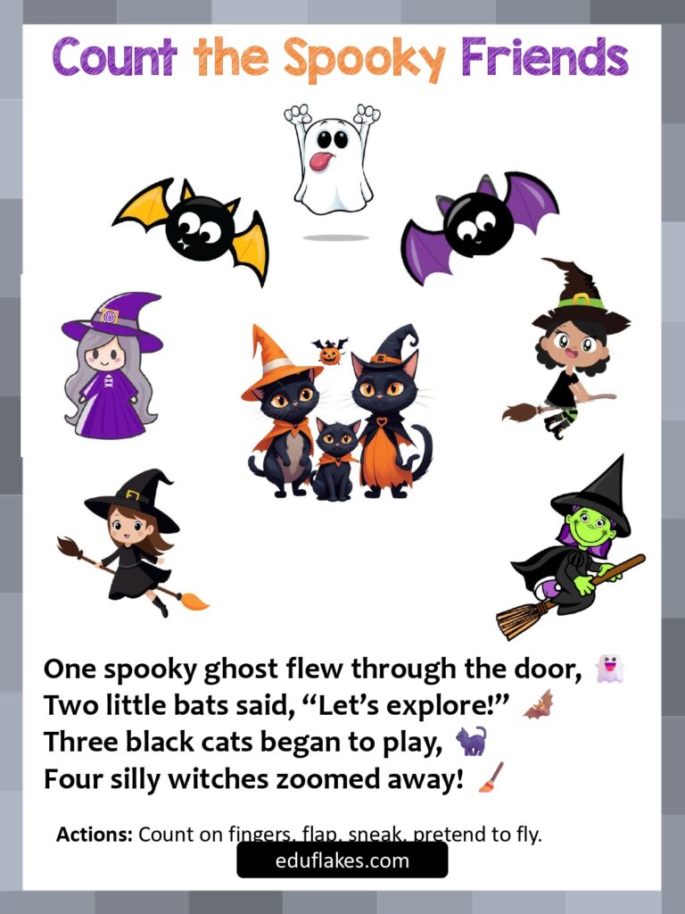 Halloween Dance And Motion Rhymes For Kids – Fun Classroom & Homeschool ...