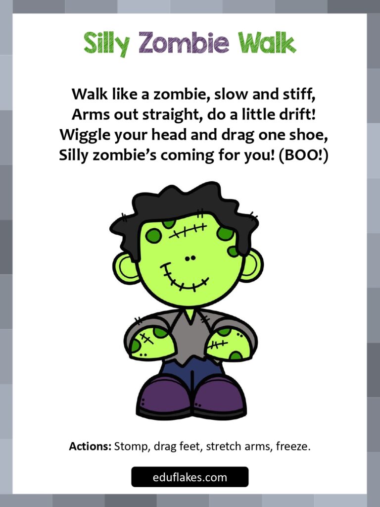 Halloween Dance And Motion Rhymes For Kids – Fun Classroom & Homeschool ...
