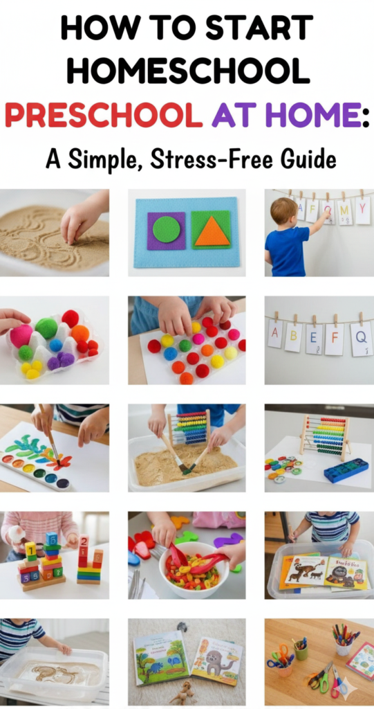 How To Homeschool Preschool At Home: A Simple, Stress-Free Guide ...