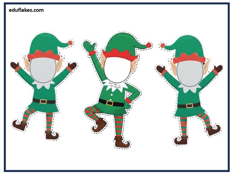 Christmas Elf Bulletin Board Templates - Freebie PDF - Eduflakes