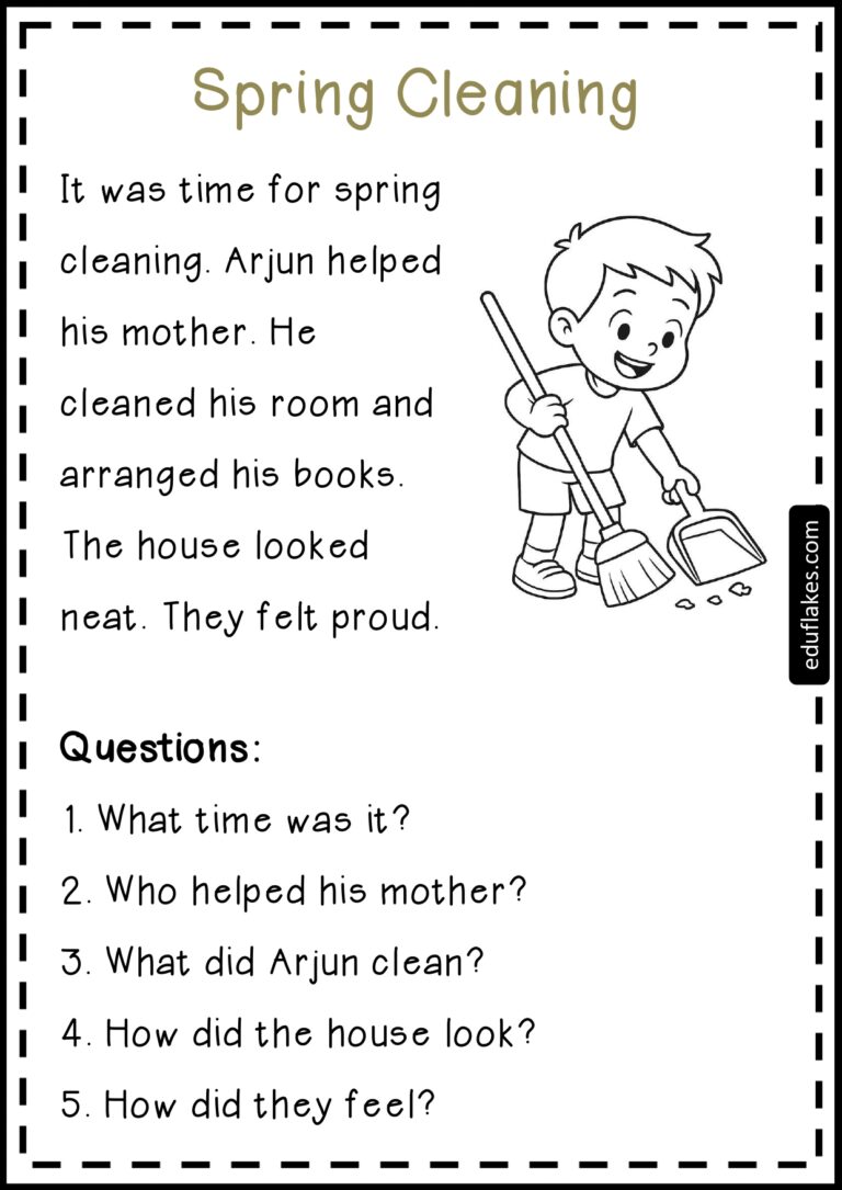 Grade 3 Spring Comprehension Passages Free PDF | Reading Practice For ...